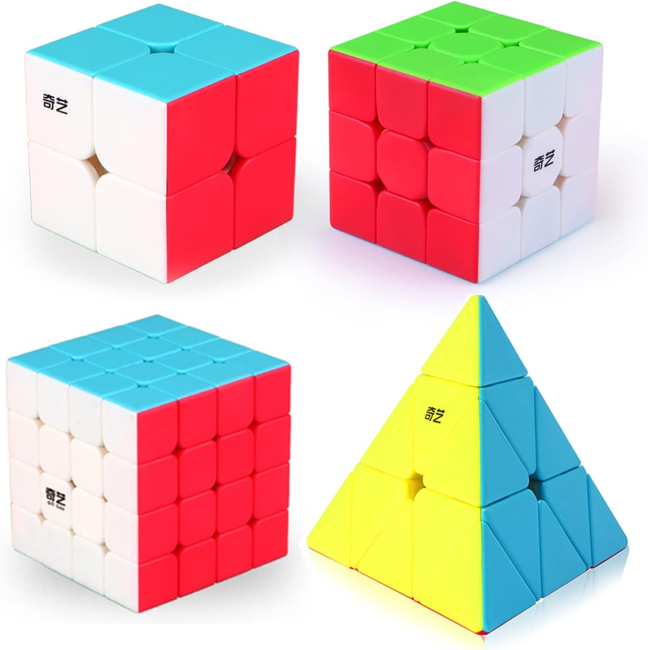 Amazon.com: Roxenda Speed Cube Set, Speed Cube Bundle of 2x2x2 3x3x3 ...
