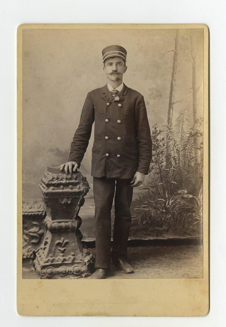 Amazon.com: 19th Century Driver - 1800s Cabinet Card - 19th Century ...