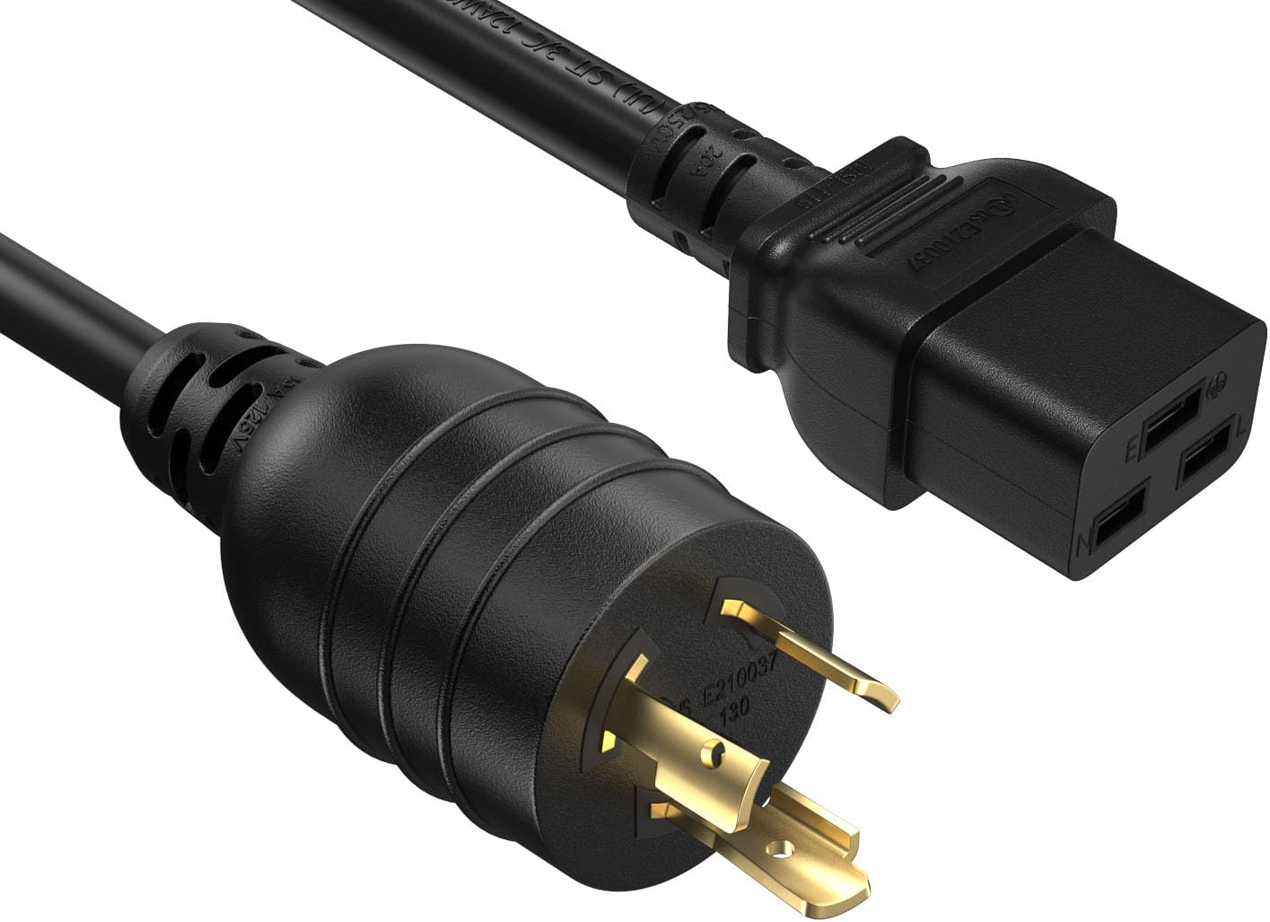 Amazon.com: Cable Leader 15 ft 12 AWG 20A 250V Heavy-Duty Power Cord ...