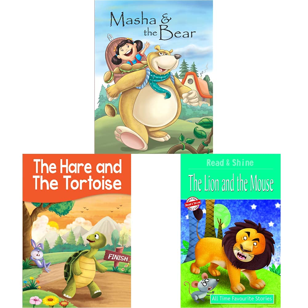 Buy Masha and The Bear (Folk Tales)+The Hare and the Tortoise - Story ...