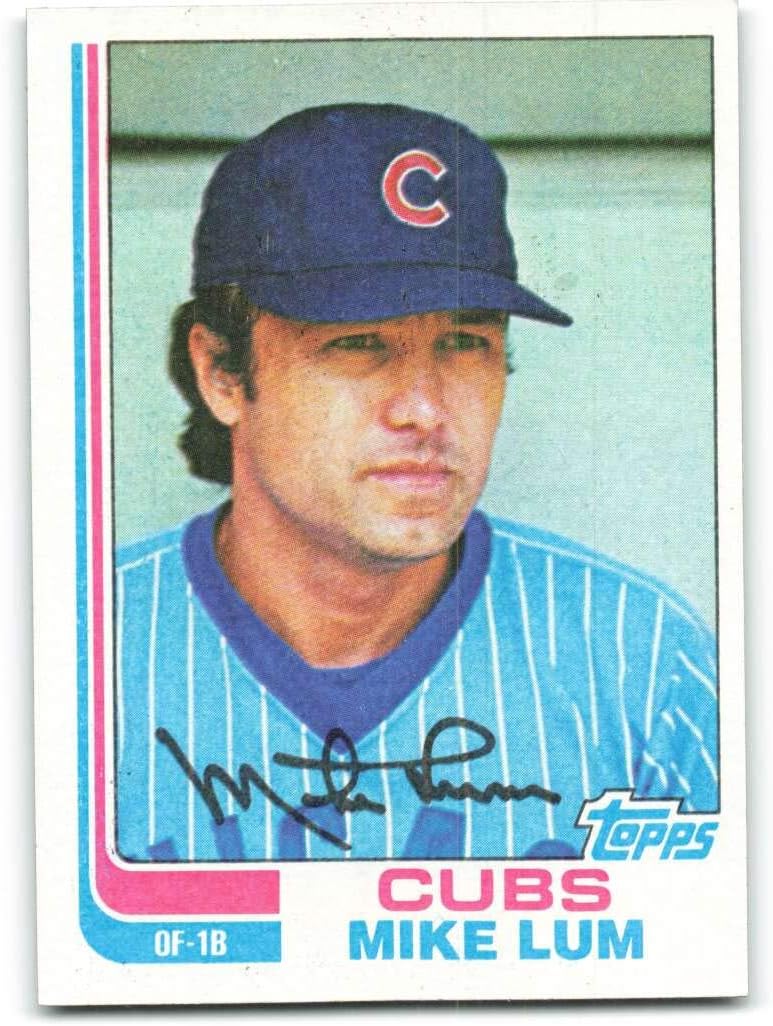 Amazon.com: Baseball MLB 1982 Topps #732 Mike Lum #732 EX/NM Cubs ...