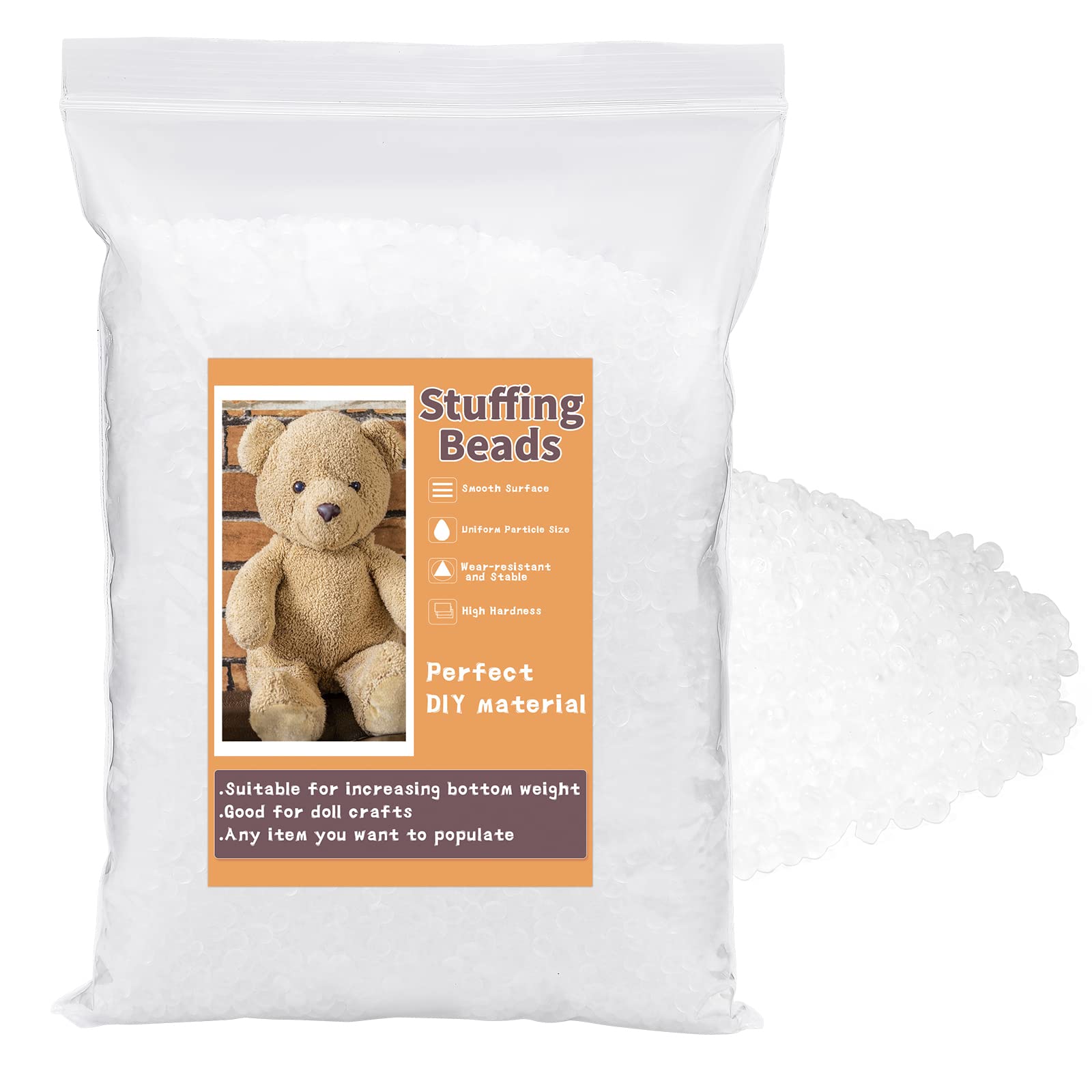 Amazon.com: Hssugi 450g/15.9oz Plastic Pellets for Filling, Poly ...