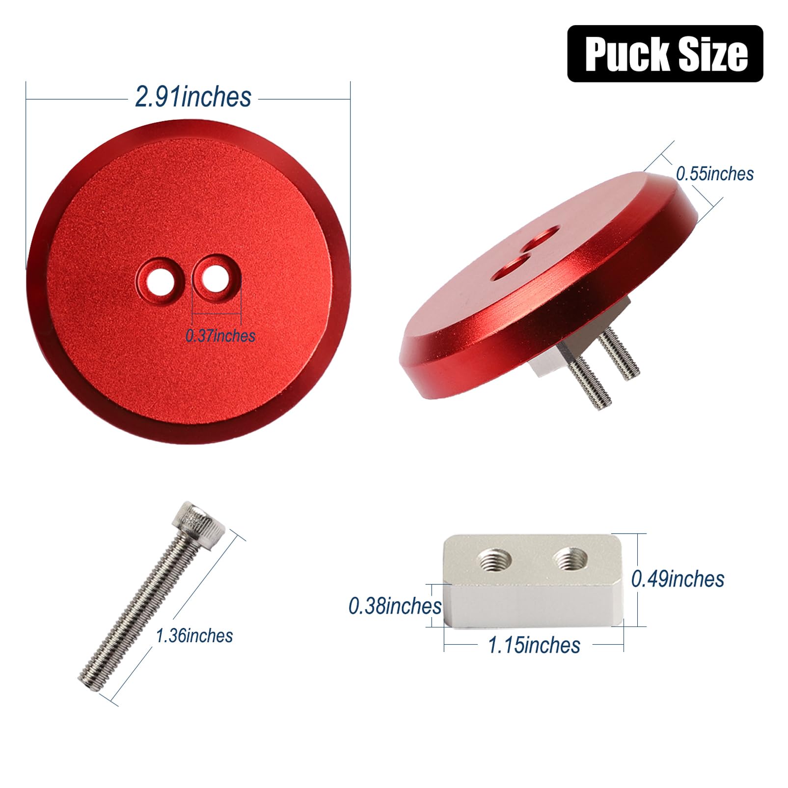 Snapklik.com : XunDong Corvette Jack Pucks Aluminum Lifting Puck Pad ...