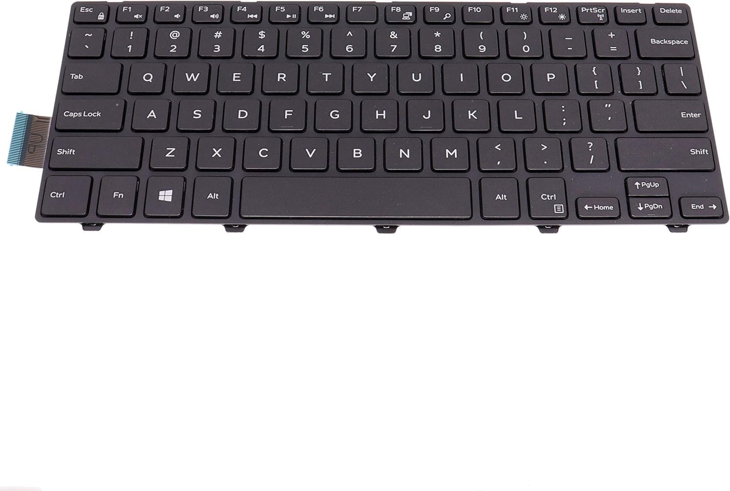 HB PLUS Replacement Non-Backlit Keyboard for dell Inspiron 14 and ...