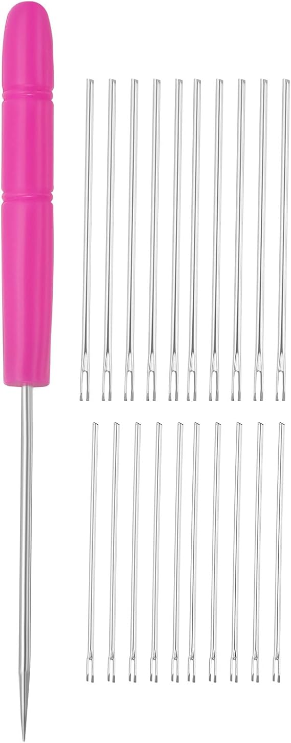 Amazon.com: PATIKIL Doll Hair Rooting Kit, 0.6mm/0.8mm Doll Hair ...