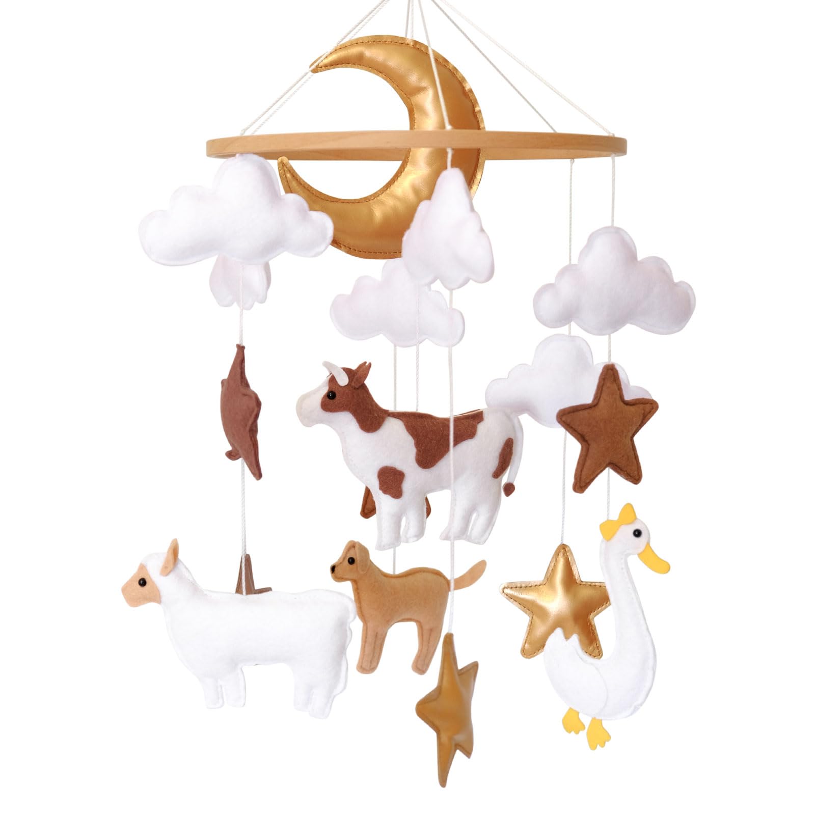 Amazon.com : Farm Animals Baby Mobile, Mobile for Crib, Crib Mobile for ...