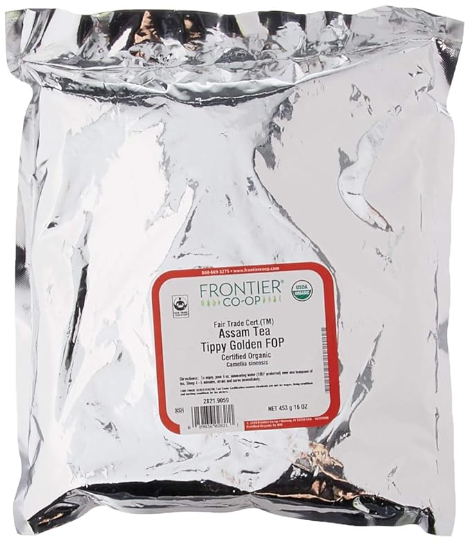 Amazon.com: Frontier Herb Organic Assam Tea Tippy Golden FOP Certified ...