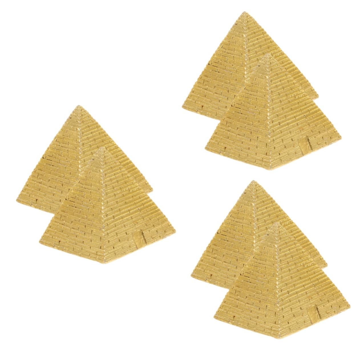 Buy Amosfun6 Pcs Pyramid Ornament Resin Pyramid Figurine Mysterious ...