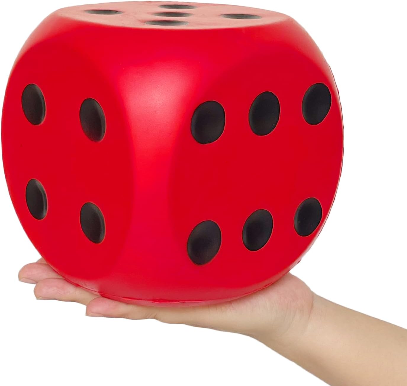 Amazon.com: Leyndo 4 Pcs 3.94" White Eva Foam Dice for Kids Graffiti ...