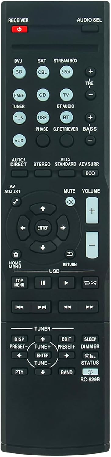 Amazon.com: RC-929R Replacement Remote Control Commander Compatible ...