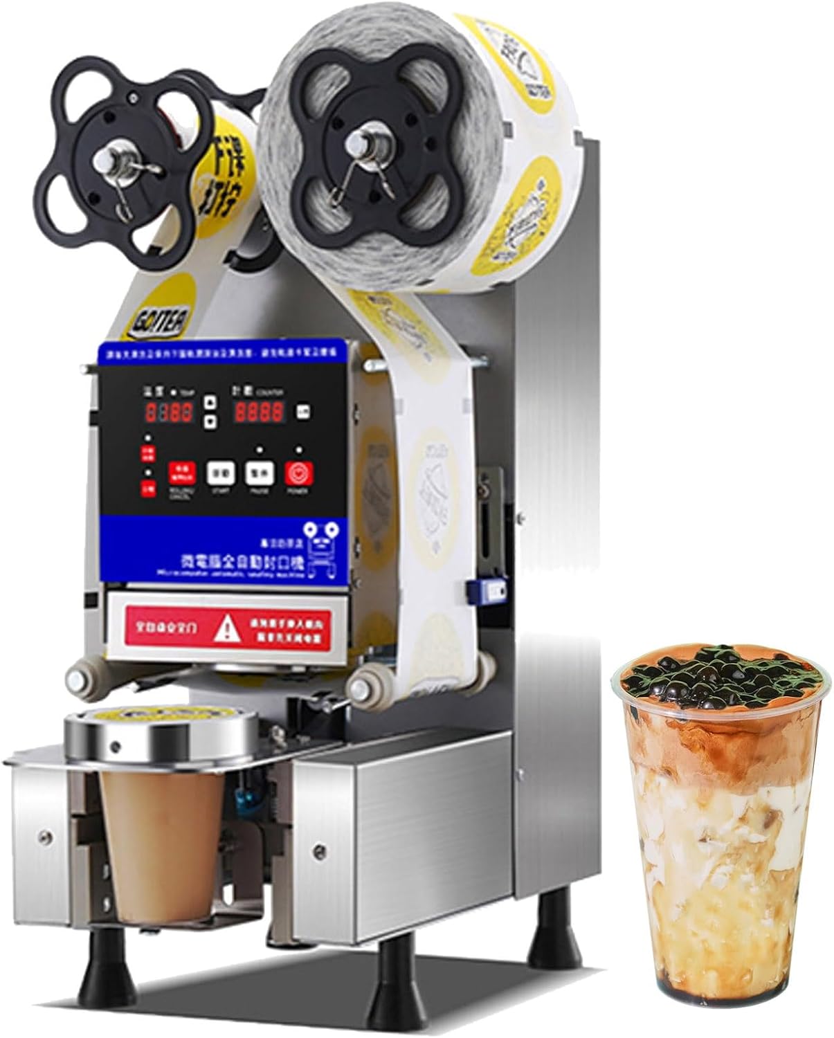 ZPRMMN Milk Tea Sealing Machine That Can Use Environmentally Friendly ...