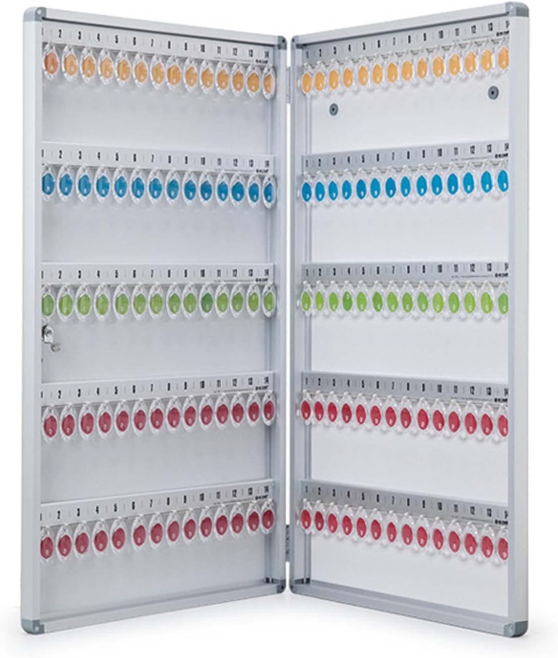 Amazon.com: AIWFL Key Box Wall Mount,120 Key Cabinet with Hooks & Tags ...