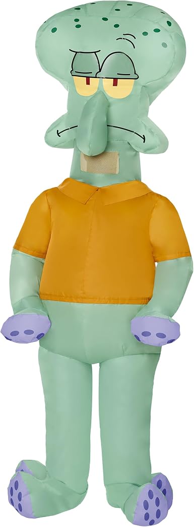 Amazon.com: Spirit Halloween Spongebob Squarepants Adult Inflatable ...