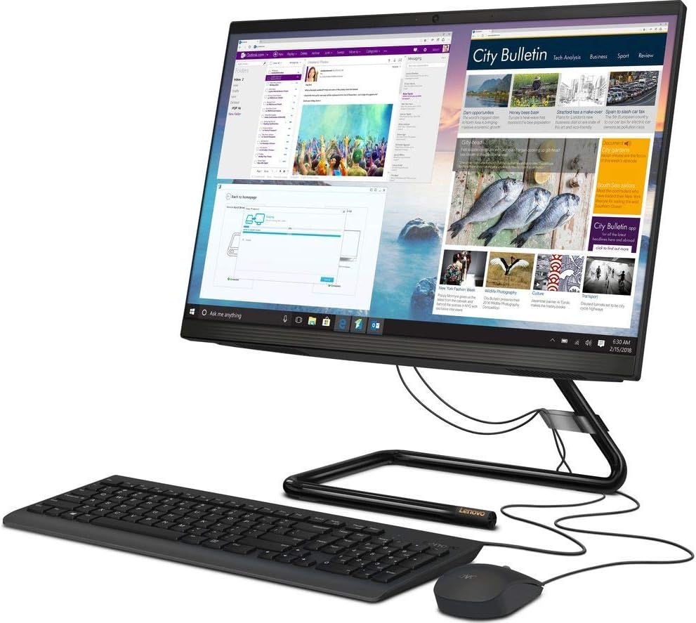 Lenovo IdeaCentre AIO 3 21.5-Inch FHD All-in-One Desktop PC (AMD Ryzen ...