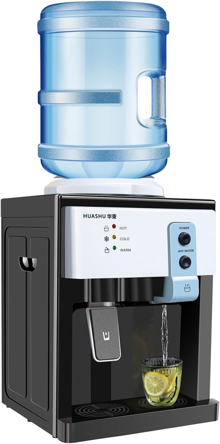 Amazon.com: Water Cooler Top Loading Countertop Water Cooler Dispenser ...