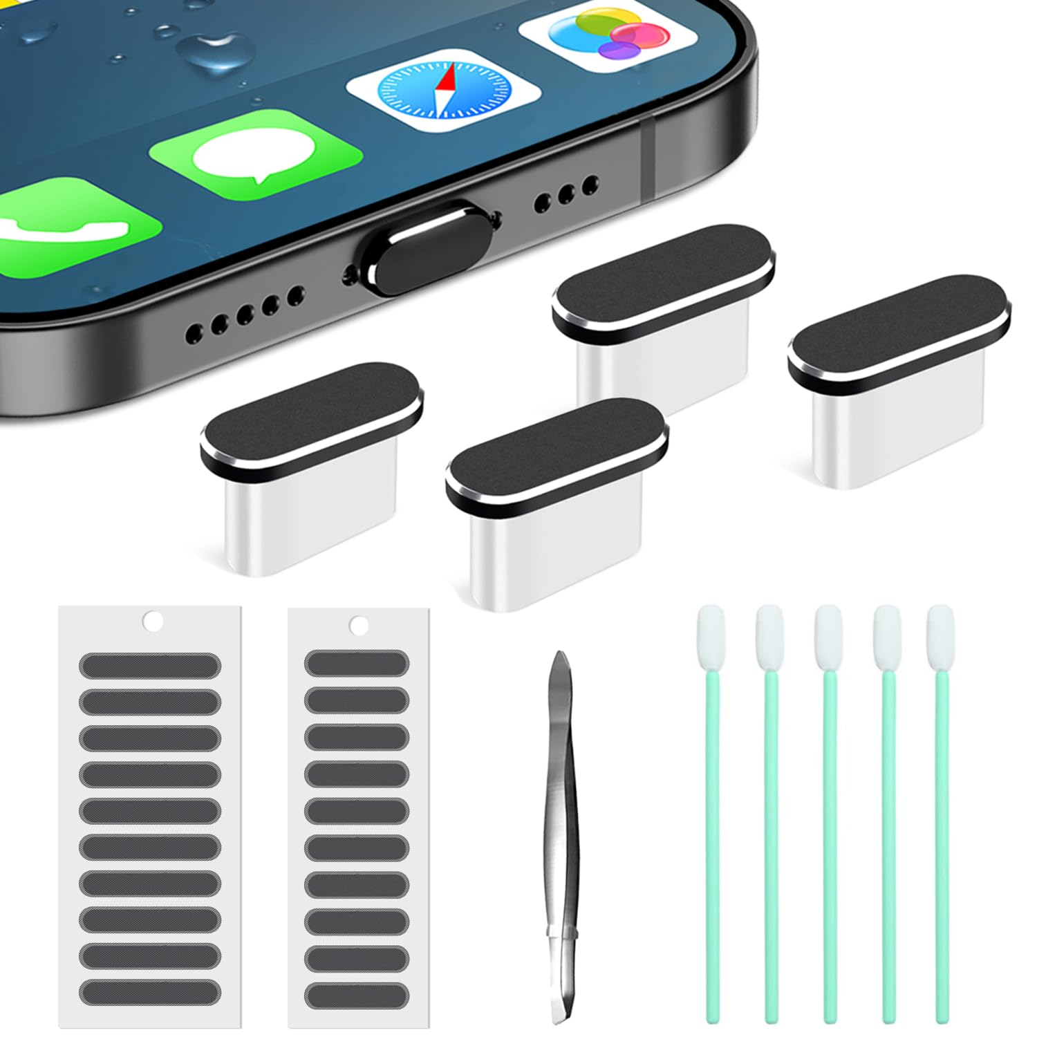 Amazon.com: USB C Dust Plug, 4 Pack USB C Dust Cover Type C Anti Dust ...