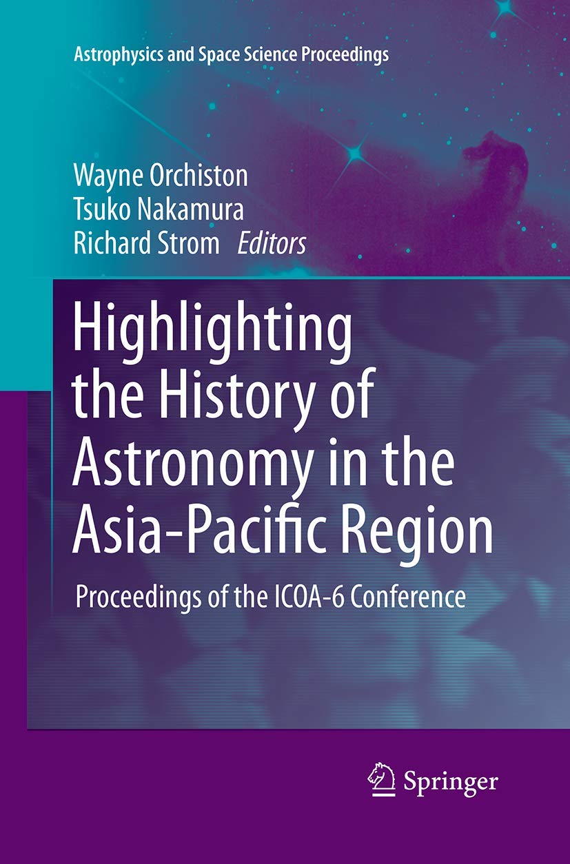 Highlighting the History of Astronomy in the Asia-Pacific Region ...