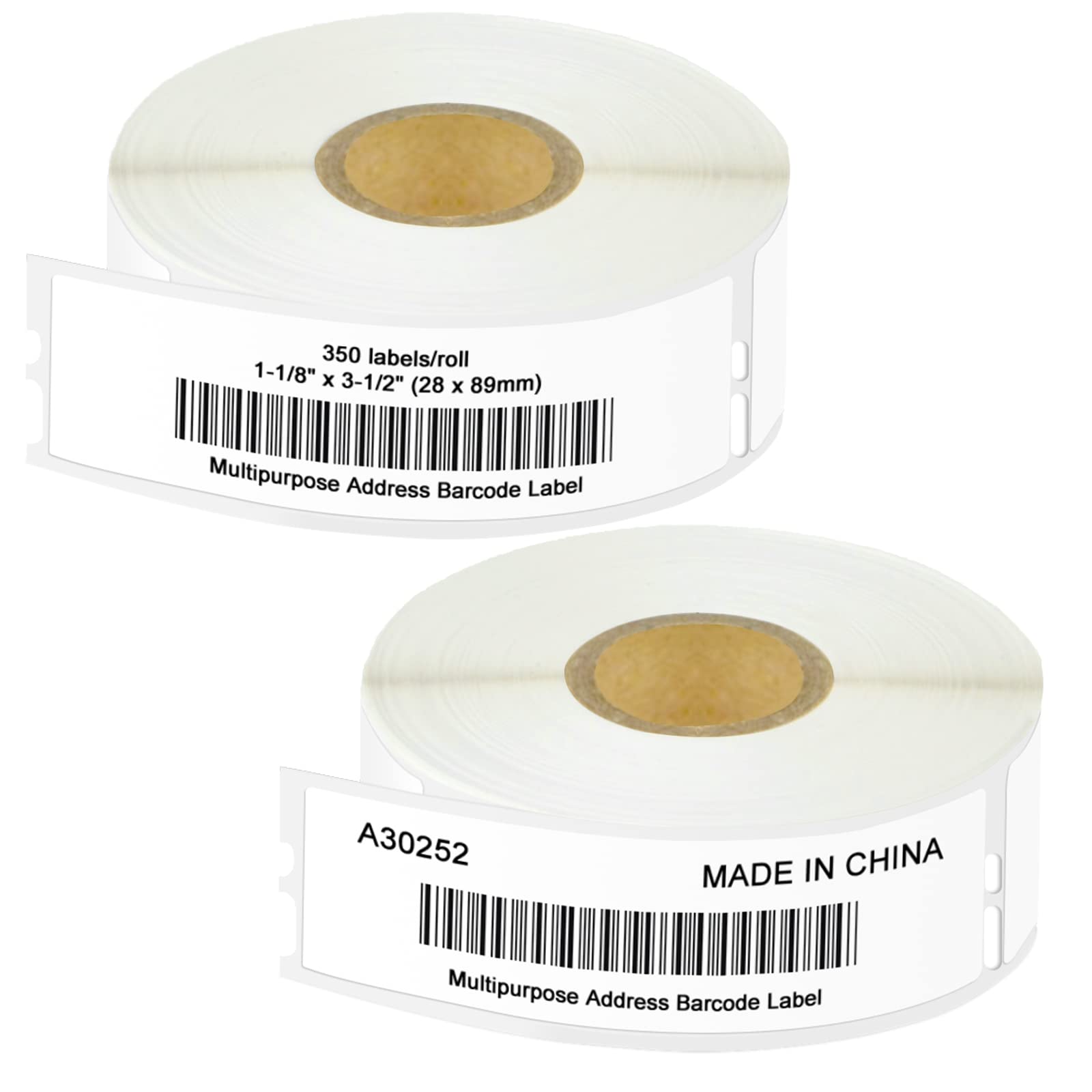 Amazon.com : Cruxer Compatible with DYMO 30252 Address Labels Barcode ...