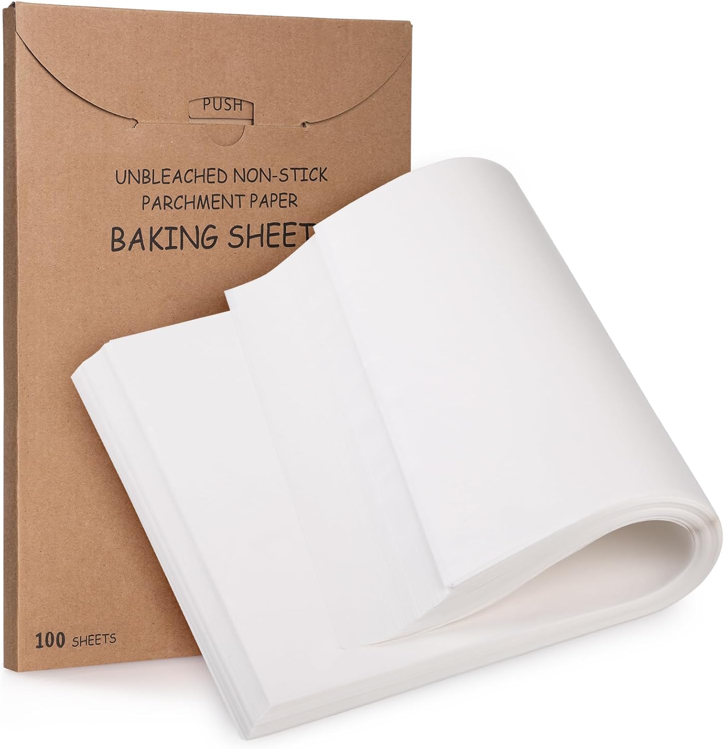 Amazon.com: GeeRic Baking Parchment Paper, 100Pcs 9x13 inch Kitchen ...