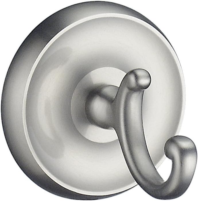 Smedbo SME, Brushed Nickel V255N Towel Hook Single - Robe Hooks ...