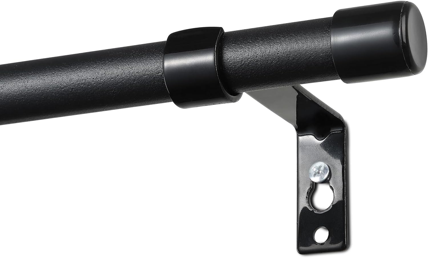 Usnipoya 16mm Small Curtain Rods Set, Curtain Rods for Windows 87cm to ...