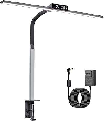 Kintion Desk Lamps for Home Office, 12W Flexible Gooseneck Smart ...