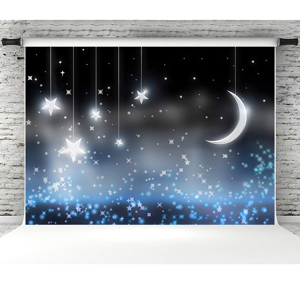 Buy Moon Stars Backdrop for Photography 7x5ft Vinyl Moon Twinkle Little ...