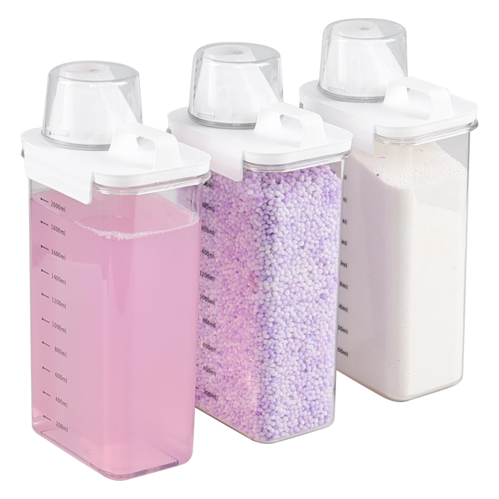 Snapklik.com : Sandmovie 3 Packs Laundry Detergent Dispenser, 78 Oz ...