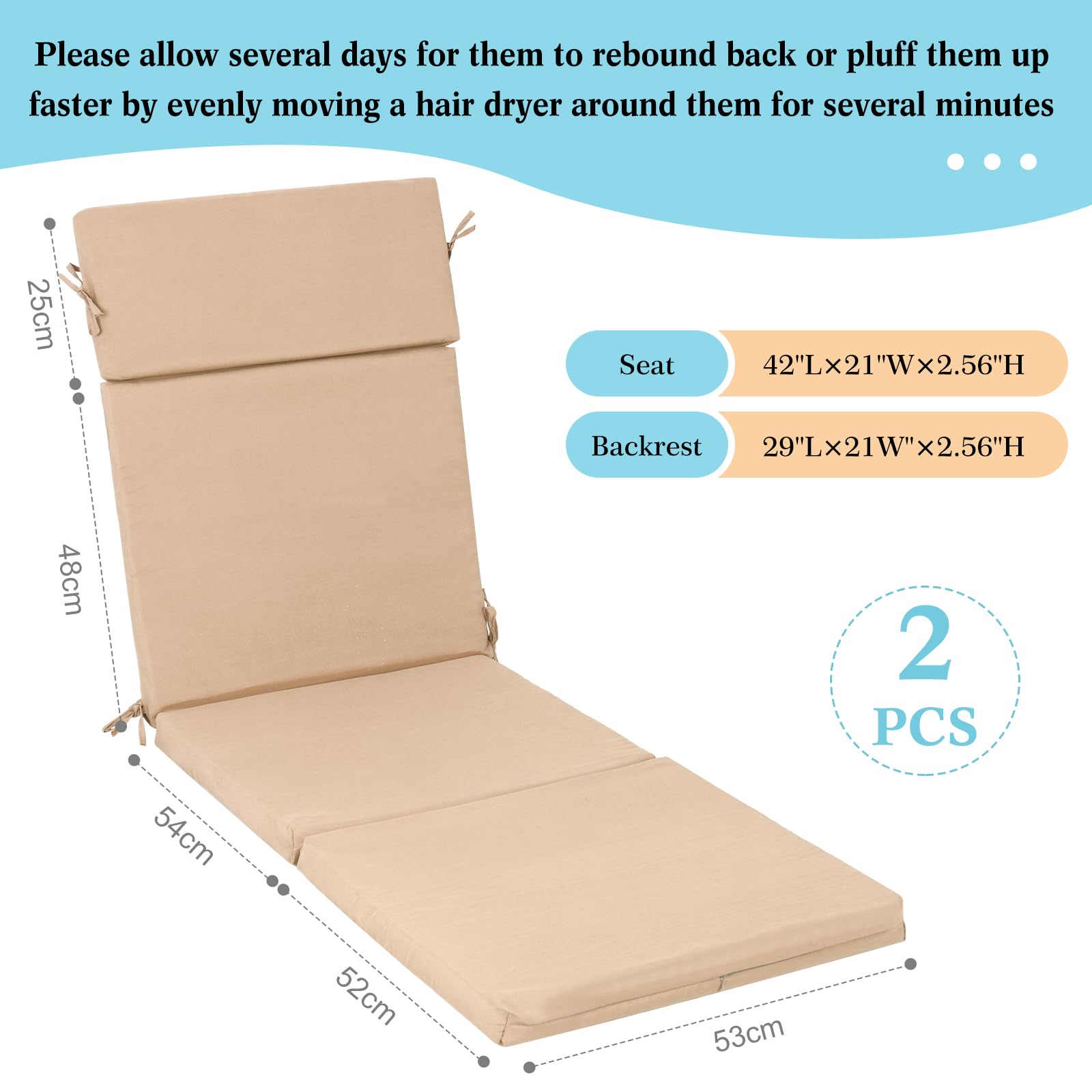 Snapklik.com : Preboun Set Of 2 Outdoor Pool Lounge Chaise Chair ...