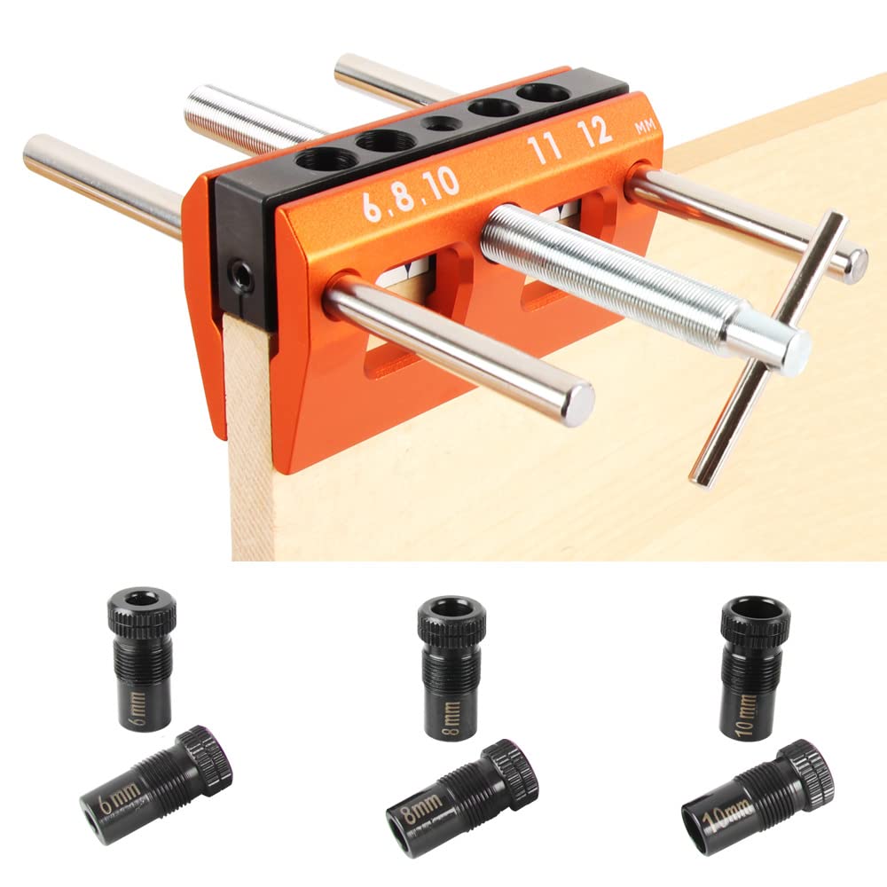 O'SKOOL Self Centering Dowel Jig Kit Drilling Guide Bushings Set Wood ...
