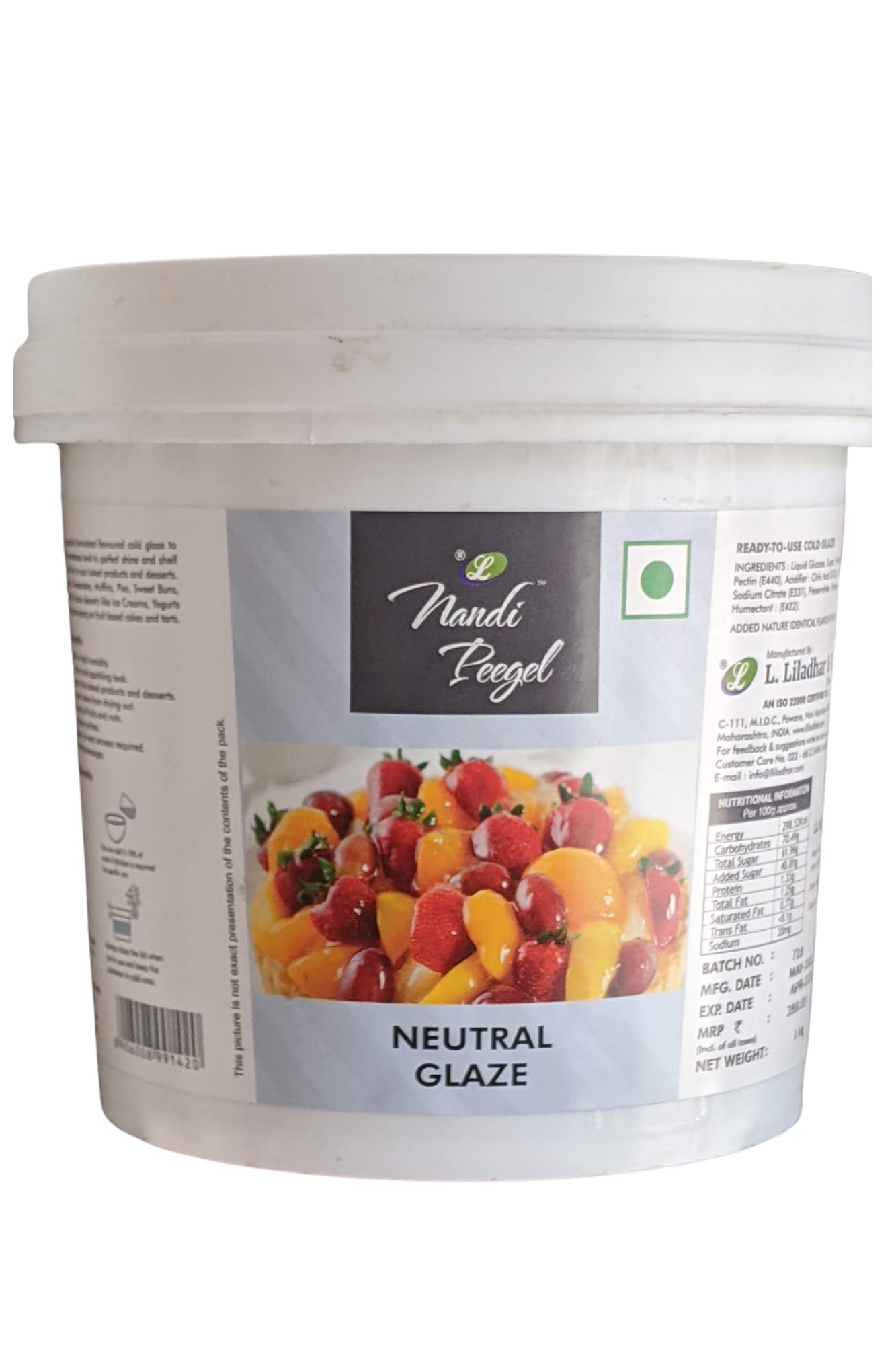 Bakefat India Nandi Neutral Glaze for Cakes,Pastries and Baking-1kg ...