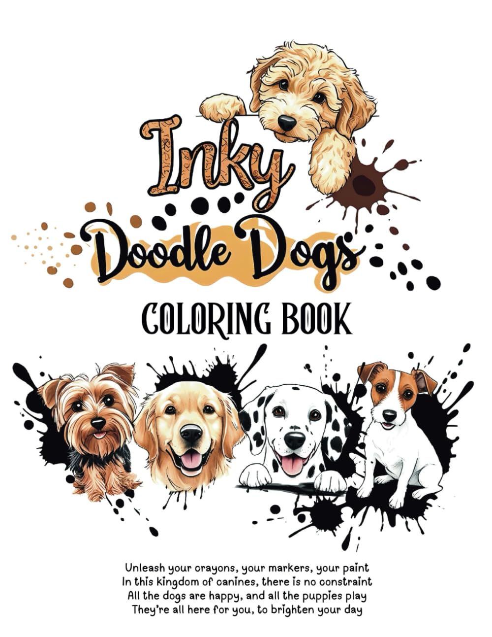 Amazon.com: Inky Doodle Dogs: Coloring Book (Inky Doodles ...