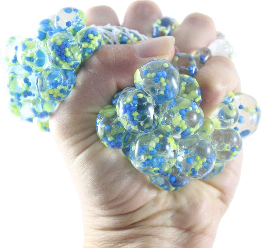 Buy Curious Minds Busy Bags 2 Confetti Gel Filled Mesh Net Blob Ball ...