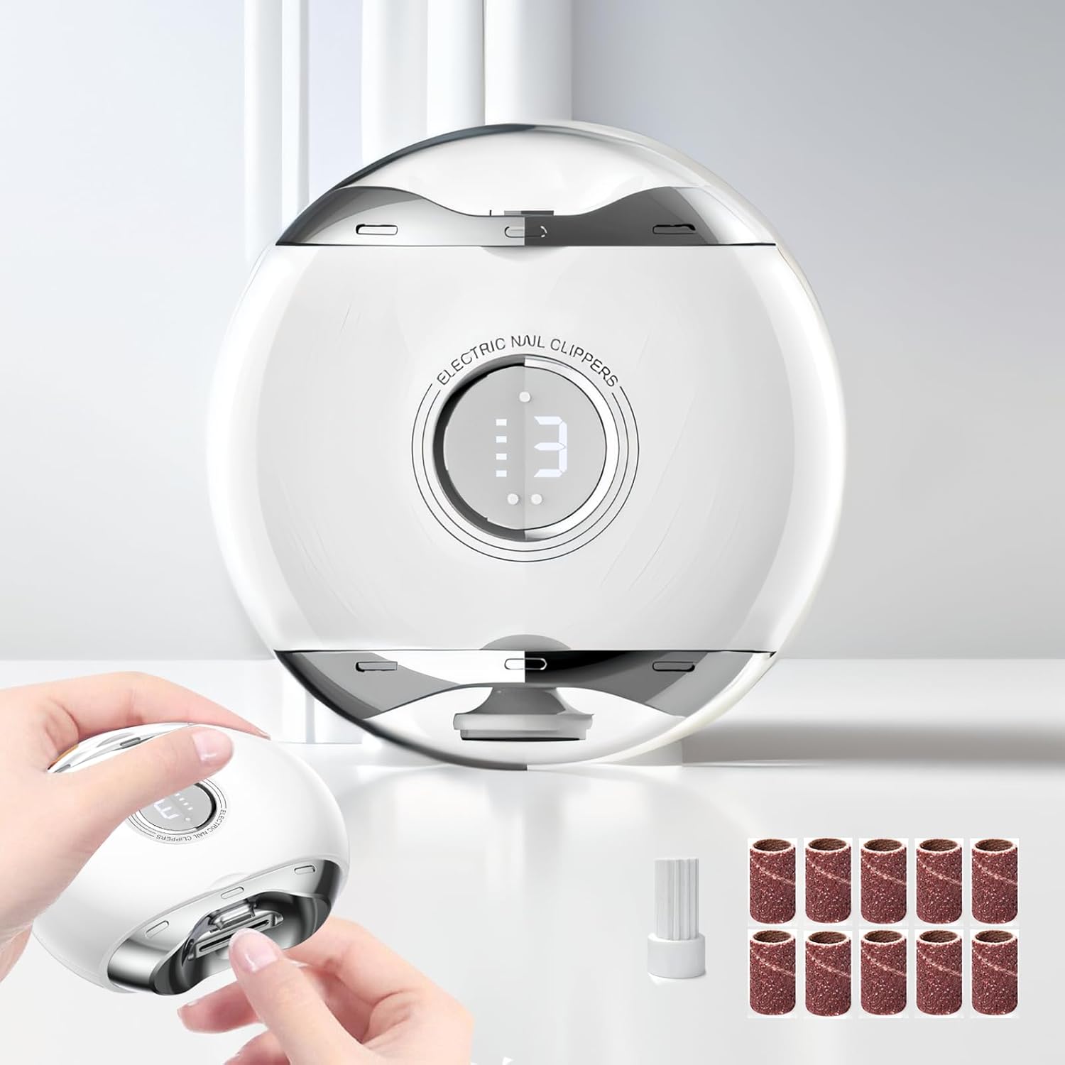 Amazon.com : 3in1 AksBlay Electric Nail Clipper,Automatic Nail Clipper ...