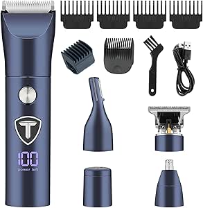 Amazon.com: RRDGFH Beard Trimmer for Men, Electric Cordless Nose Hair ...