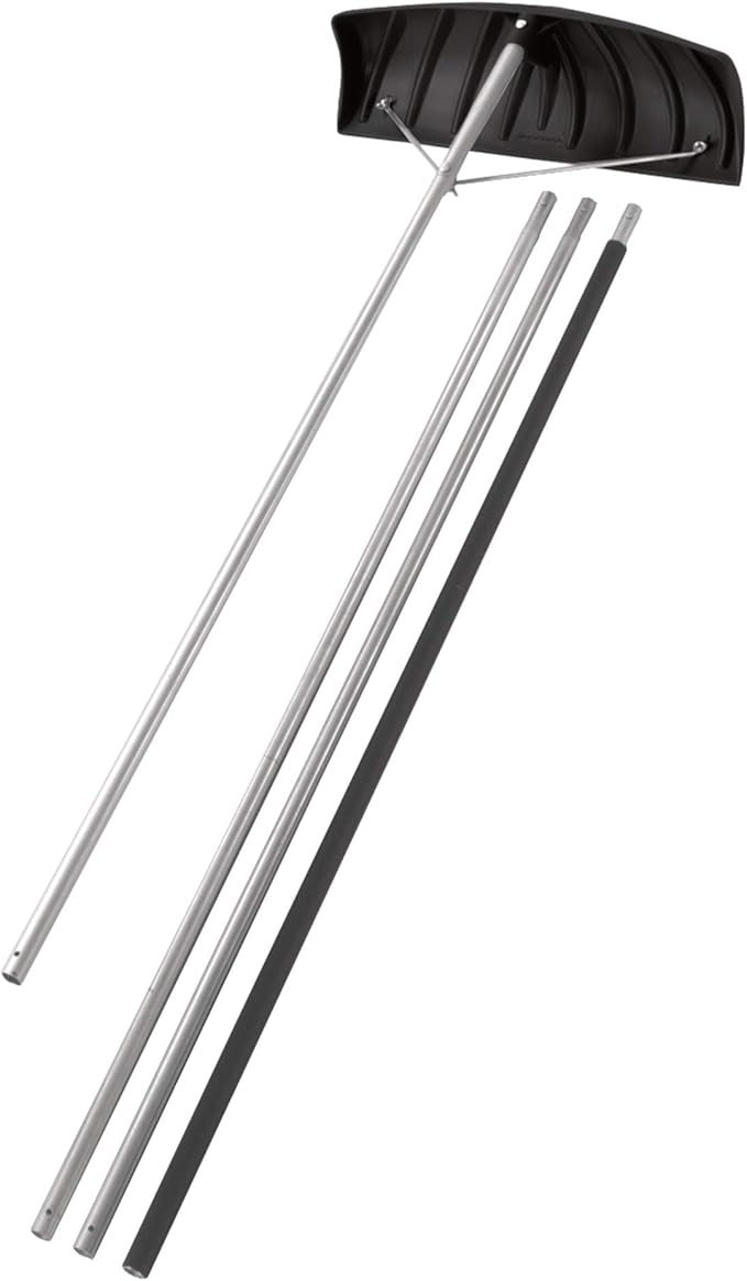 Amazon.com : Suncast Adjustable Roof Rake with 21' Resin-Coated ...