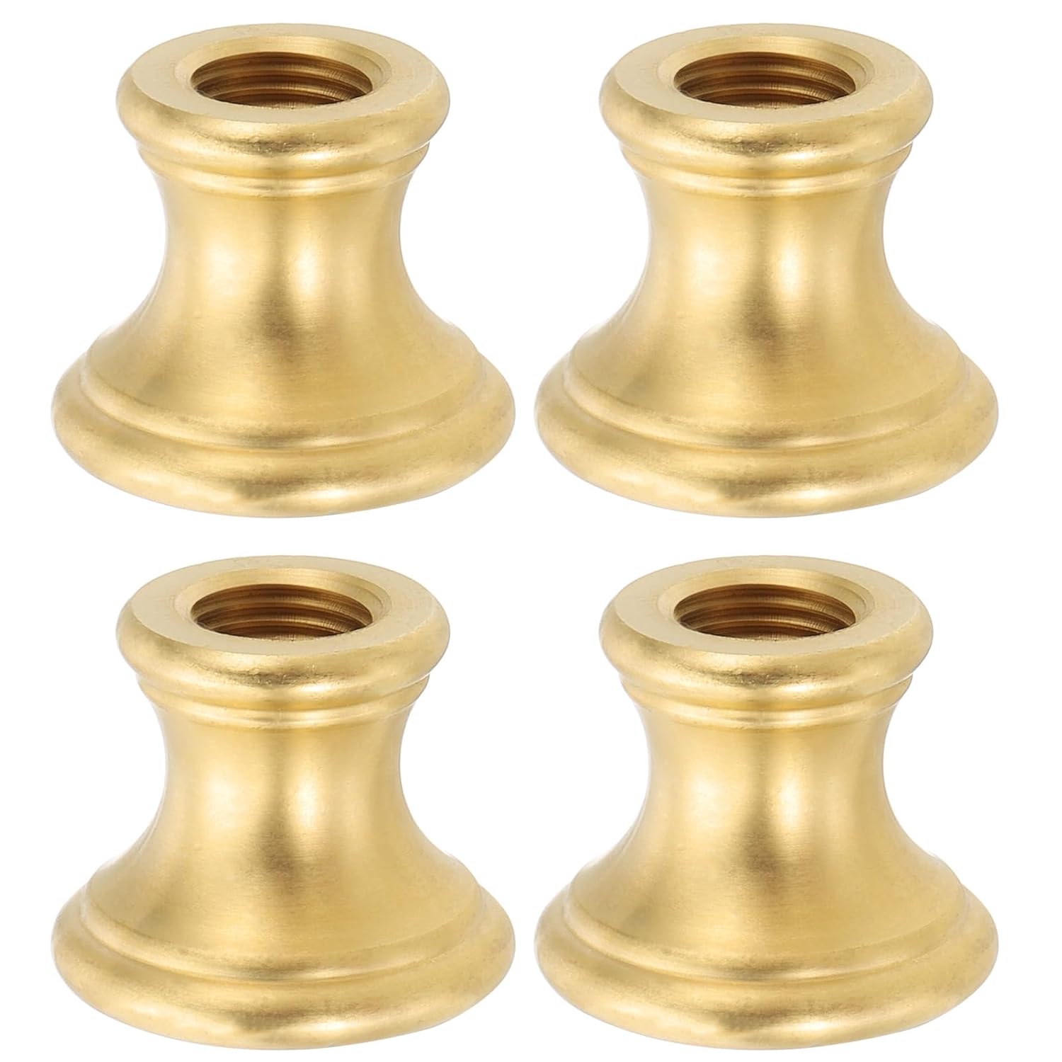 PATIKIL Lamp Solid Brass Neck, 4 Pcs M10 Fine Threaded Turned Solid ...