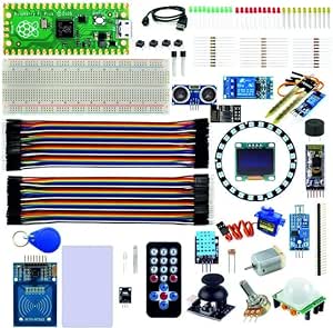 Amazon.com: Robotistan Electronic Mega Kit - 90 Pieces Electronic ...