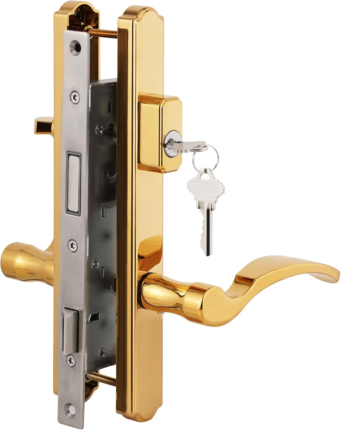 House Guard Hinged Patio Door Handle System Filled with Lever Handle ...