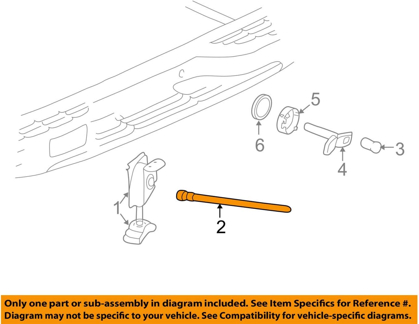 Genuine GM 15078833 Spare Wheel Hoist Shaft Guide, Accessories - Amazon ...