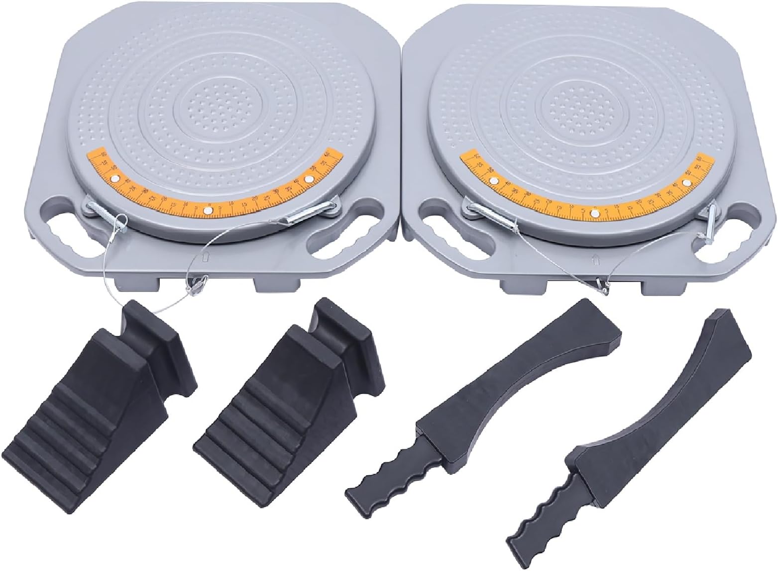 Amazon.com: EnSyuSuMa 1 Pair 4 Ton Magnesium Alloy Turntable Wheel ...