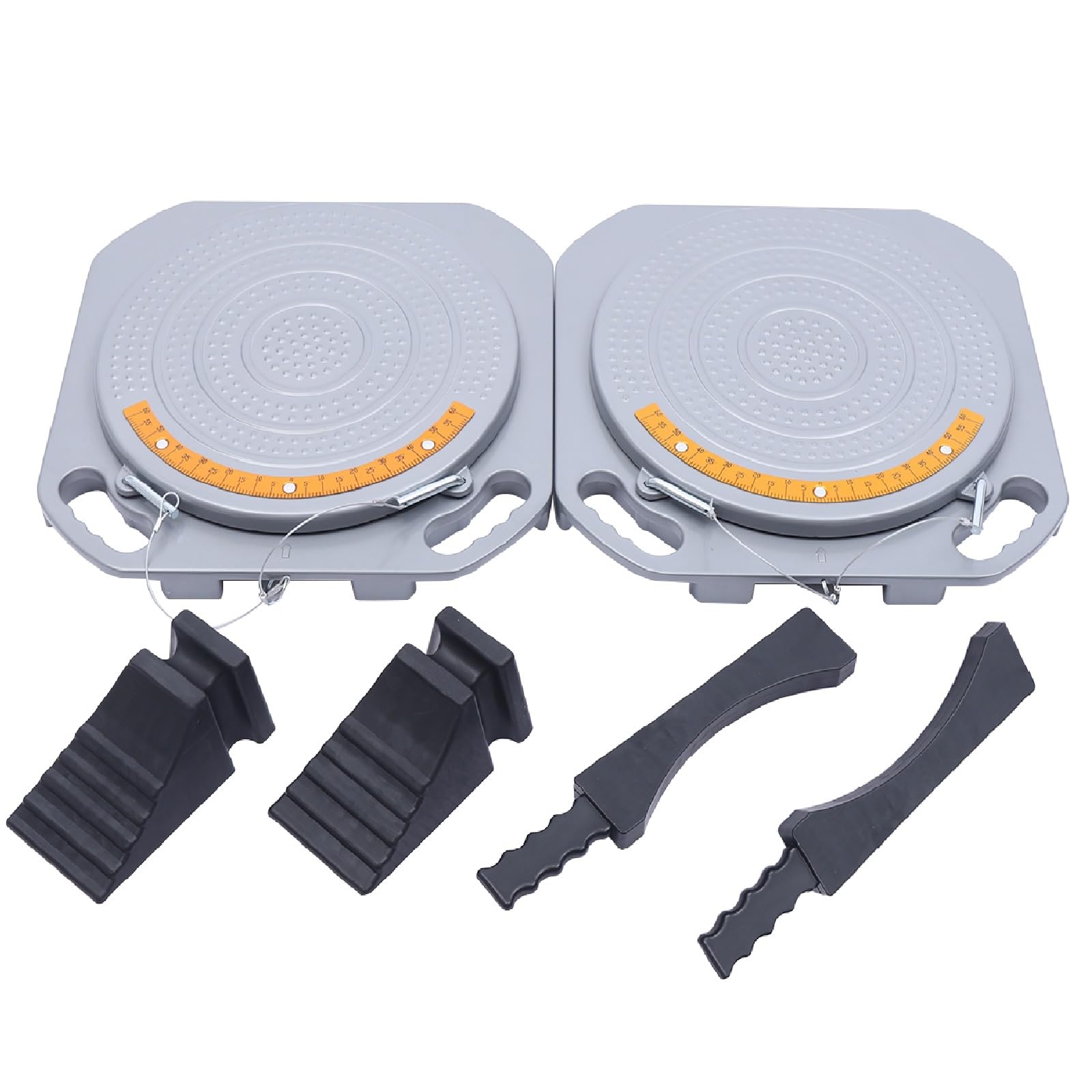 Amazon.com: EnSyuSuMa 1 Pair 4 Ton Magnesium Alloy Turntable Wheel ...