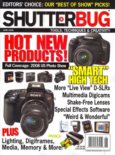 Shutterbug, June 2008 Issue: Editors of SHUTTERBUG Magazine: Amazon.com ...