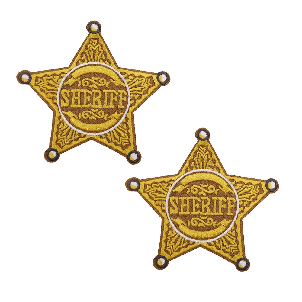 Sheriff Badge Embroidery Designs Police Department Badge Star #4