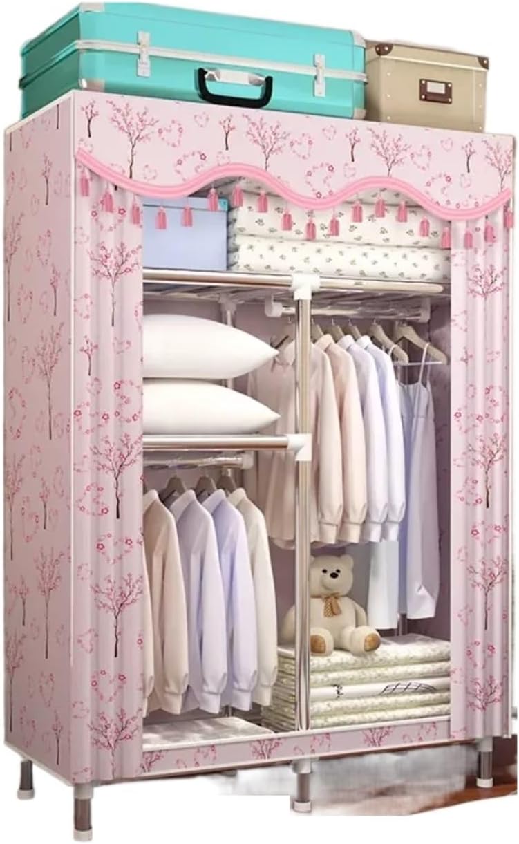 Amazon.com - Wardrobe Portable Closet Wardrobe Closet Combination ...