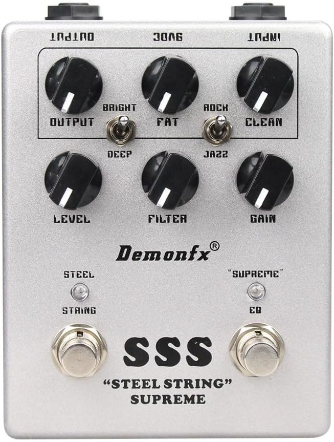 Amazon.com: Demon Fx DemonFx Steel String Supreme Overdrive Vertex SSS ...