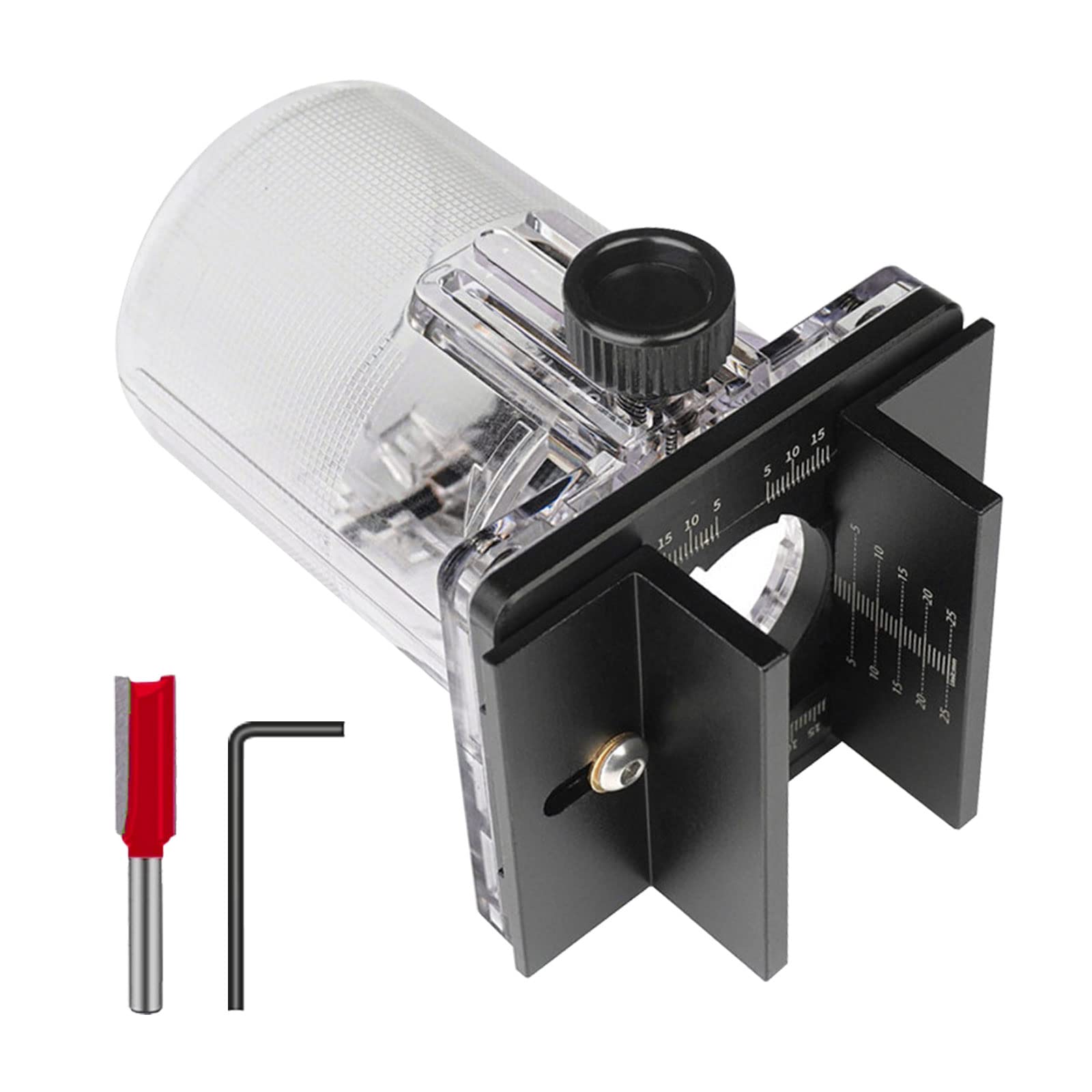 Wood Router Slotting Locator, 2 in 1 Adjustable High Precision Slotting ...