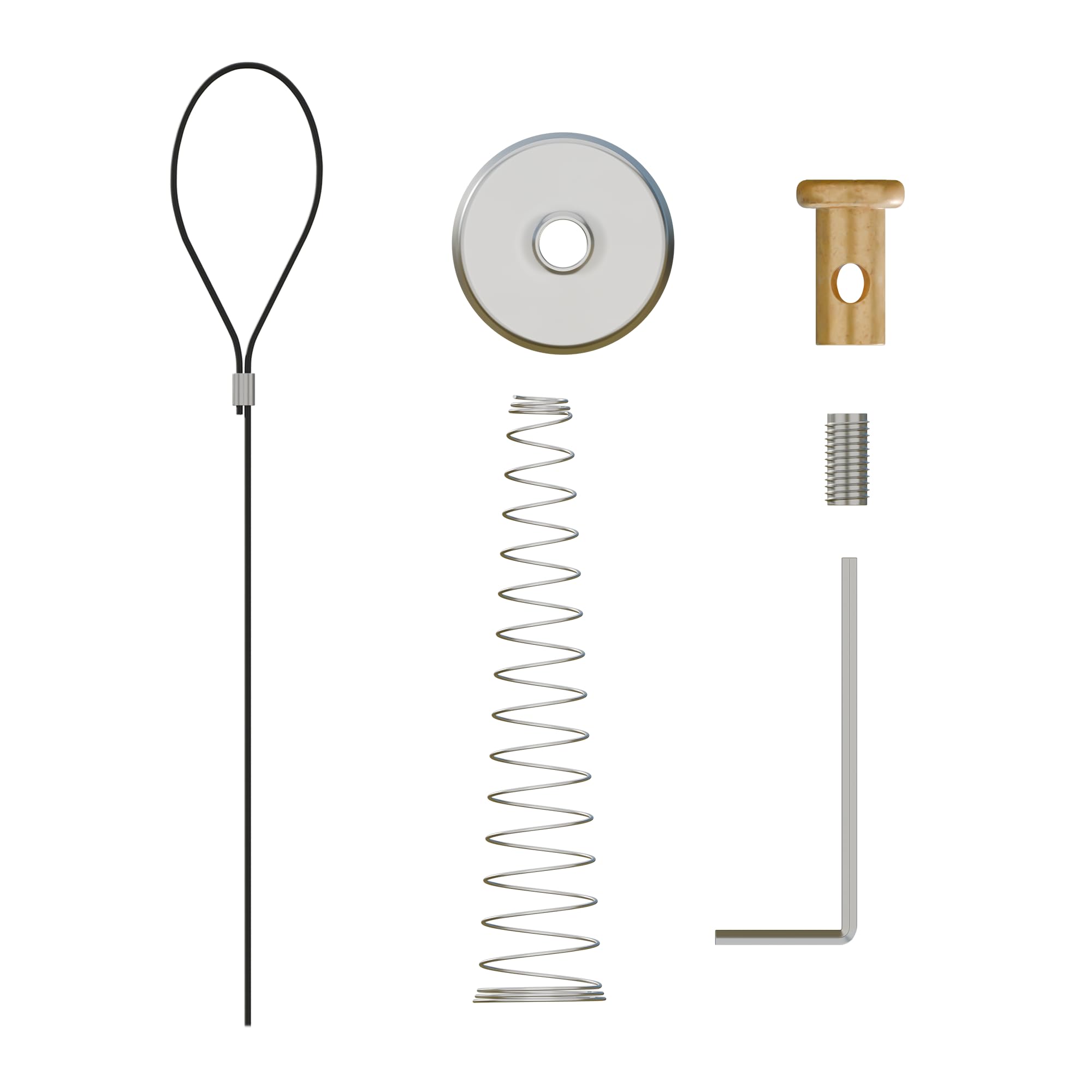 Amazon.com: DURIGID Gate Latch Cable Pull, Spring-Loaded Latch Kit Gate ...