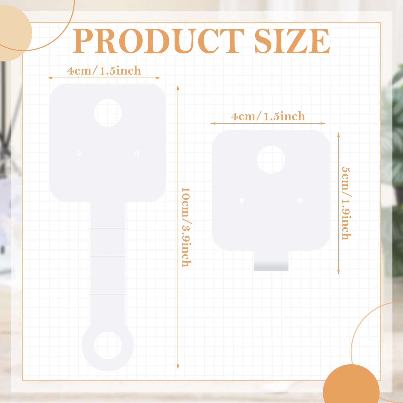 Snapklik.com : 500 Pcs Necklace & Bracelet Display Cards Self Adhesive ...