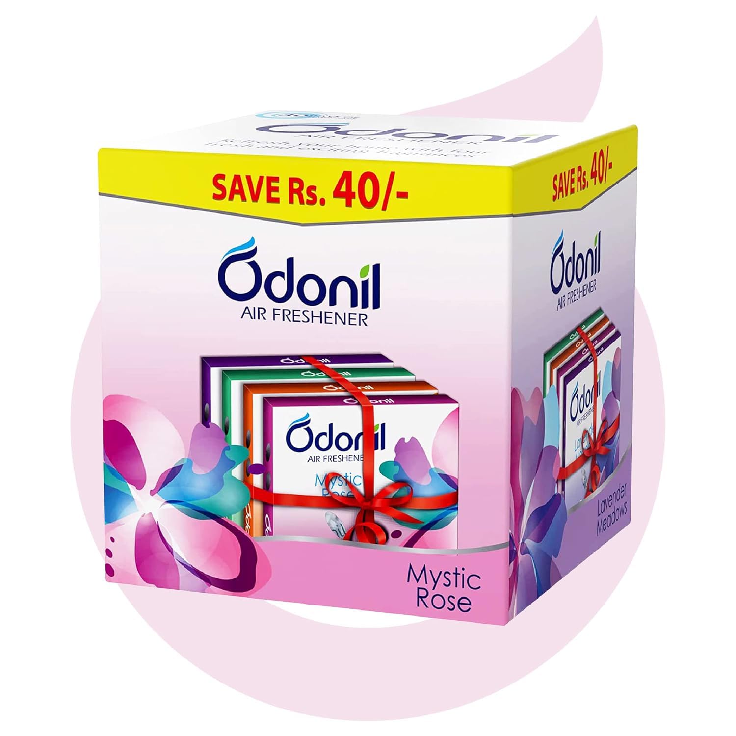 Odonil' Bathroom Air Freshner Blocks Mixed Fragrances - 192g (48g*4 ...